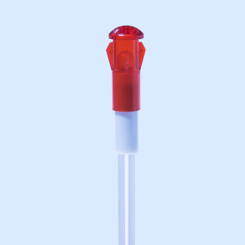 A-12-2 8mm Red Led Voltage Emergency 110 Volt Led Indicator Lights