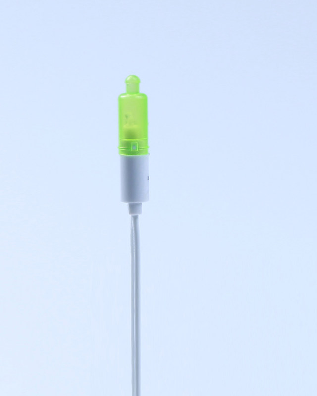 10mm 12 Volt Indicator Lamp IP65 Green Pilot Light With Black PVC Wire